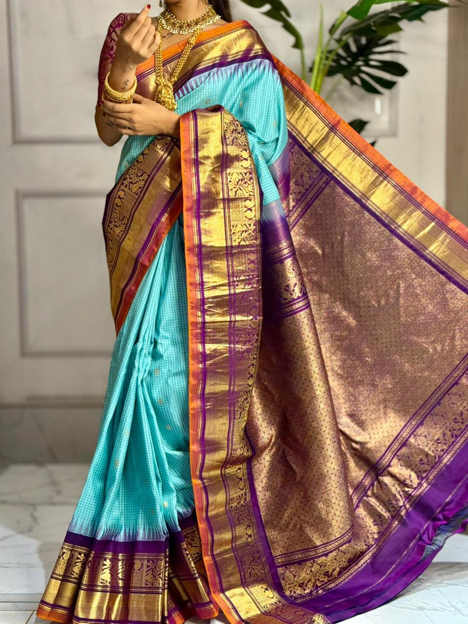 Pure Silk Gadwal Sarees – Premium Handwoven Gadwal Collection ...